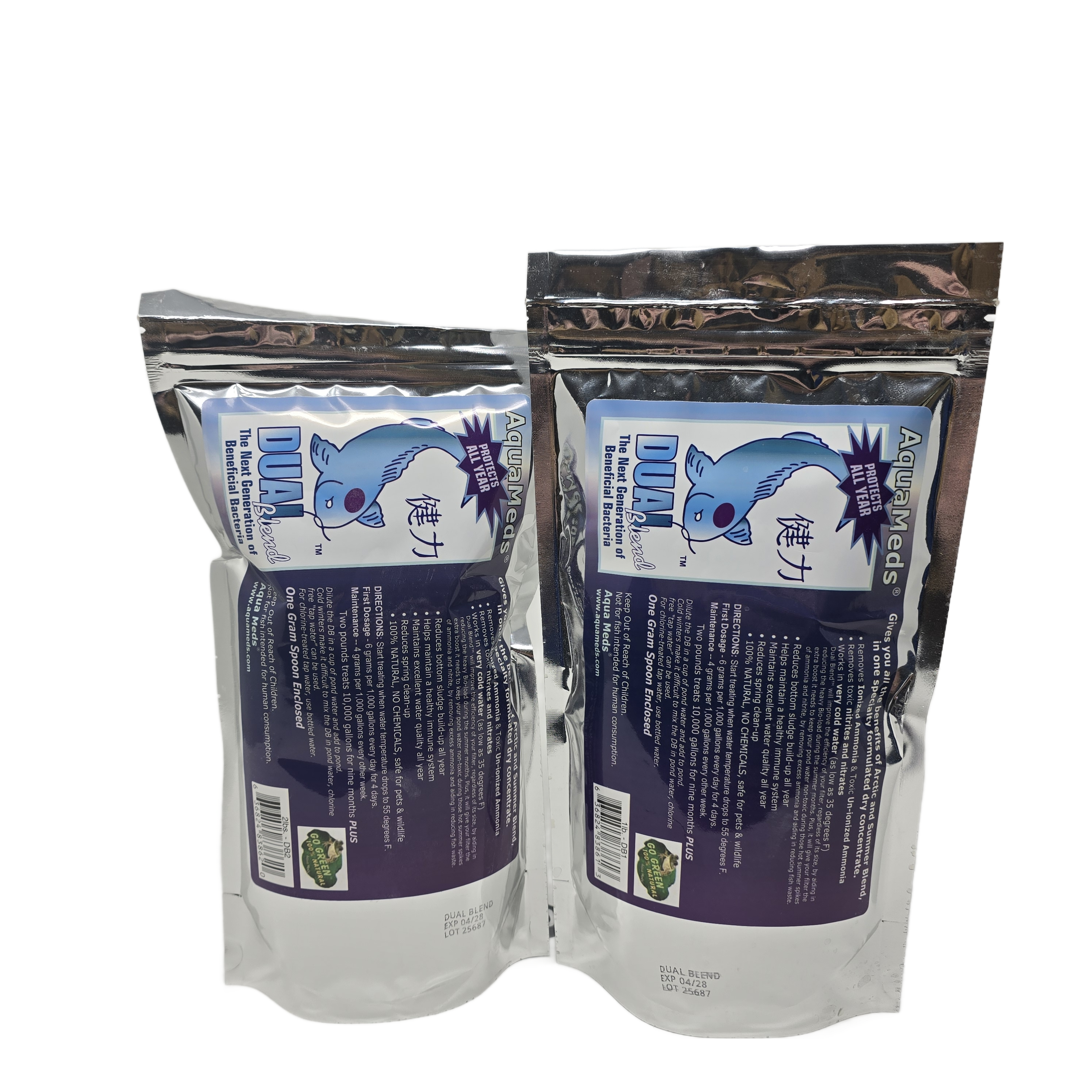 Aqua Meds Dual Blend - Year-Round Beneficial Bacteria for Ponds